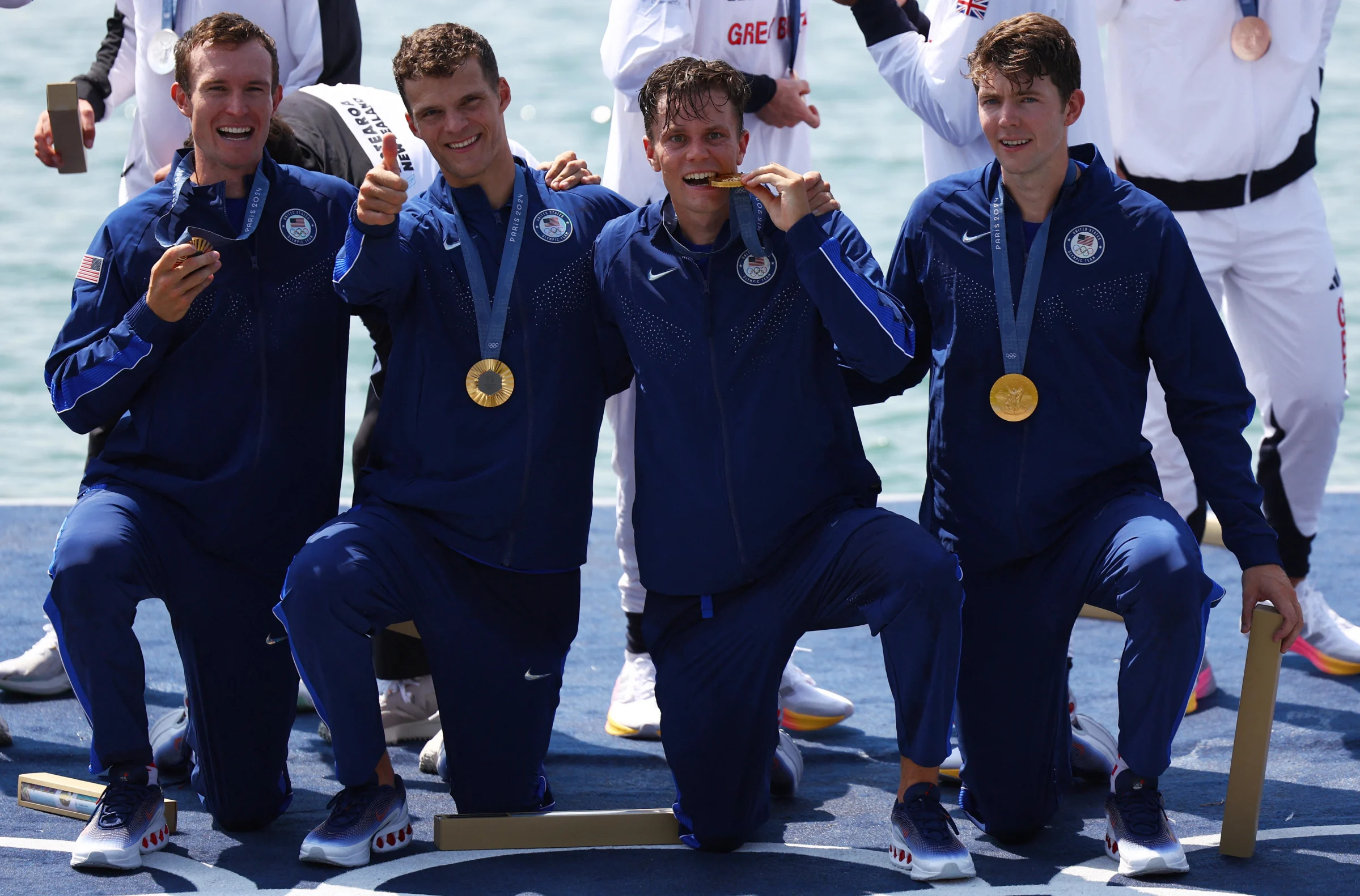 Paris 2024 Olympics: Team USA wins first rowing gold in men’s four ...